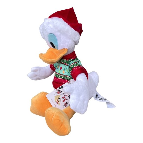 Disney | Toys | Disney Store Donald Duck Santa Hat Holiday Plush | Poshmark